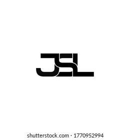Jsl Letter Original Monogram Logo Design Stock Vector (Royalty Free ...