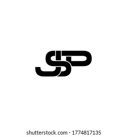 Jsp Letter Original Monogram Logo Design Stock Vector (Royalty Free ...