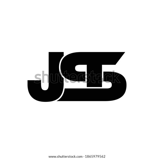 Jst Letter Monogram Logo Design Vector Stock Vector (Royalty Free ...