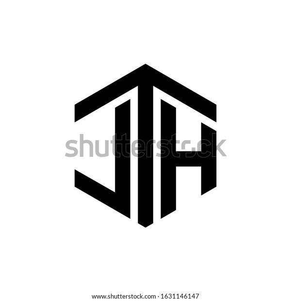 Jth Letter Logo Design Polygon Monogram Stock Vector (Royalty Free ...