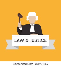 Judge Icon Design Stock Vector (Royalty Free) 398934265 | Shutterstock