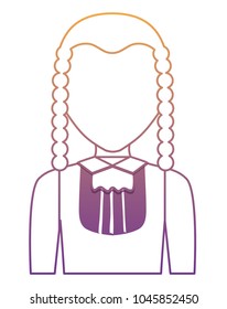 Judge Wig Icon Stock Vector (Royalty Free) 1045852450 | Shutterstock