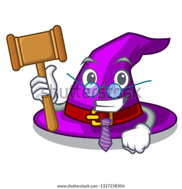 Judge Witch Hats Shape Beautiful Cartoons Stock Vector (Royalty Free ...