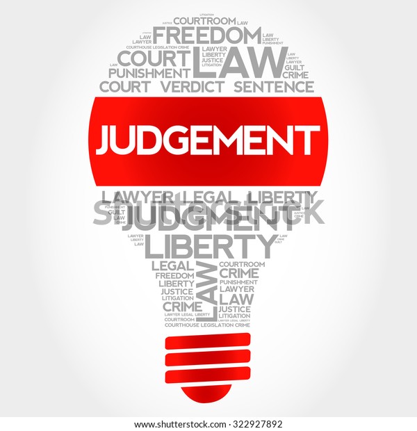 Judgement Bulb Word Cloud Concept Stock Vector (Royalty Free) 322927892 ...