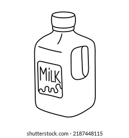 Jug Milk Editable Outline Stroke Vector Stock Vector (Royalty Free ...