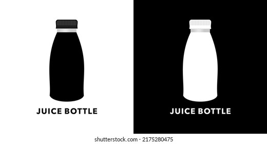Juice Bottle Vector Drawing Juice Drink Stock Vector (Royalty Free ...