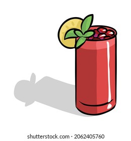 Juice Clip Art Vector Illustration Isolated Stock Vector (Royalty Free ...