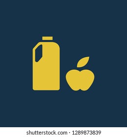 Juice Icon Juice Symbol Flat Vector Stock Vector (Royalty Free ...