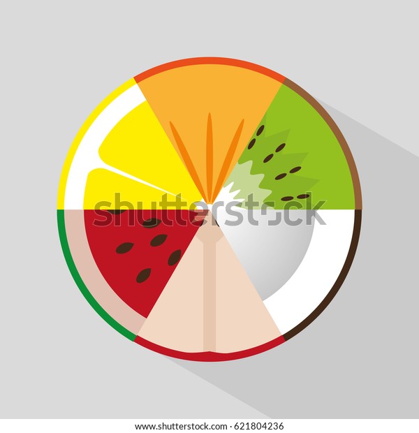 Juicy Fruit Icon Set Design Stock Vector (Royalty Free) 621804236 ...