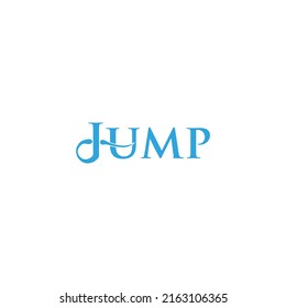 Jump Logo Design Simple Letter Logos Stock Vector (Royalty Free ...