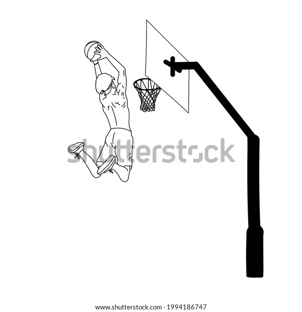 Jump Person Ball Vector Illustration Stock Vector (Royalty Free ...