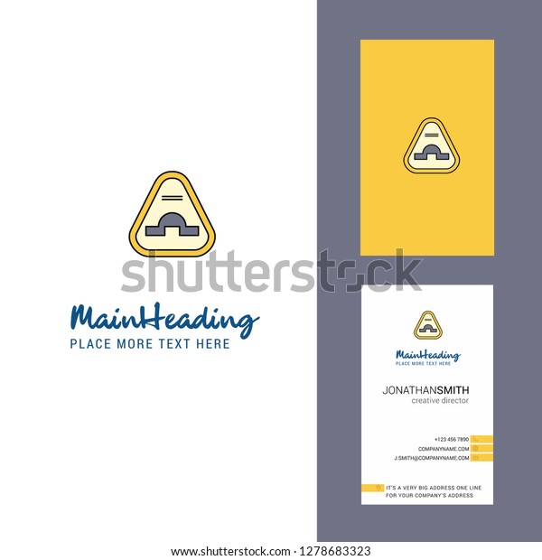Jump Road Sign Creative Logo Business Stock Vector (Royalty Free ...