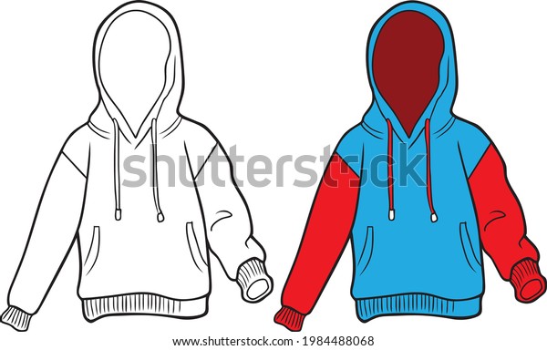Jumper Line Vector Illustration Isolated On Stock Vector (Royalty Free ...
