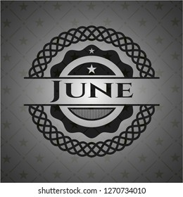 June Dark Emblem Retro Stock Vector (Royalty Free) 1270734010 ...
