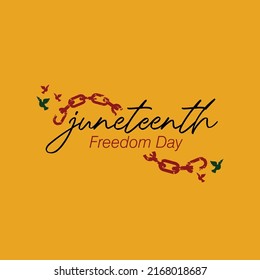 Juneteenth Fredom Day Background Moment Stock Vector (Royalty Free ...