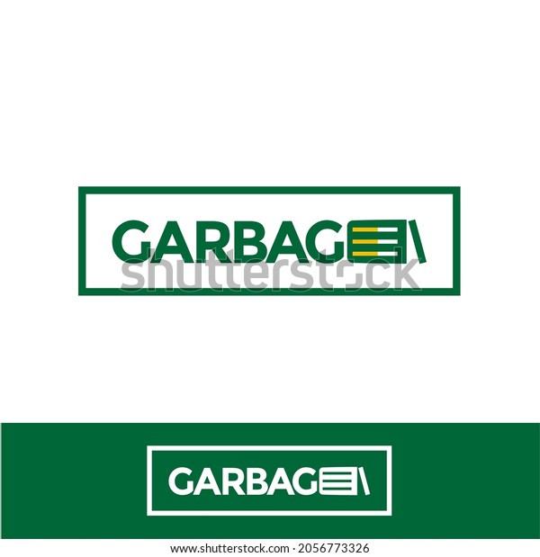 Junk Logo Design Garbage Logo Vector Stock Vector (Royalty Free ...