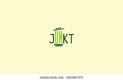 Junk Out Logo Recycling Vector Logo Stock Vector (Royalty Free ...