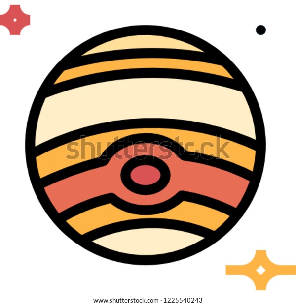 Jupiter Plant Universe Stock Vector (Royalty Free) 1225540243