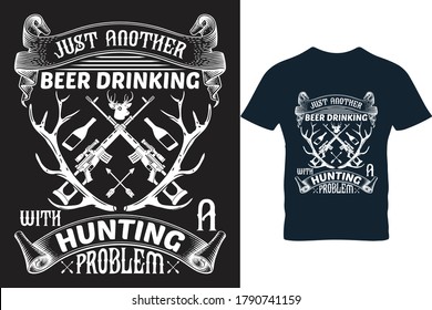 Hunting Tshirt Design Tshirt Design Hunting Stock Vector (Royalty Free ...