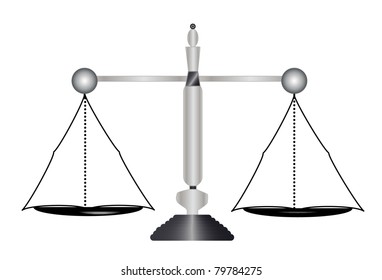Justice Balance Balanced Stock Vector (Royalty Free) 79784275 ...