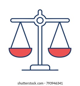 Justice Balance Scale Stock Vector (Royalty Free) 793946341 | Shutterstock