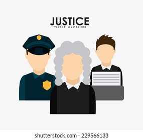Justice Graphic Design Vector Illustration Stock Vector (Royalty Free ...