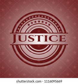 Justice Red Emblem Stock Vector (Royalty Free) 1116095669 | Shutterstock