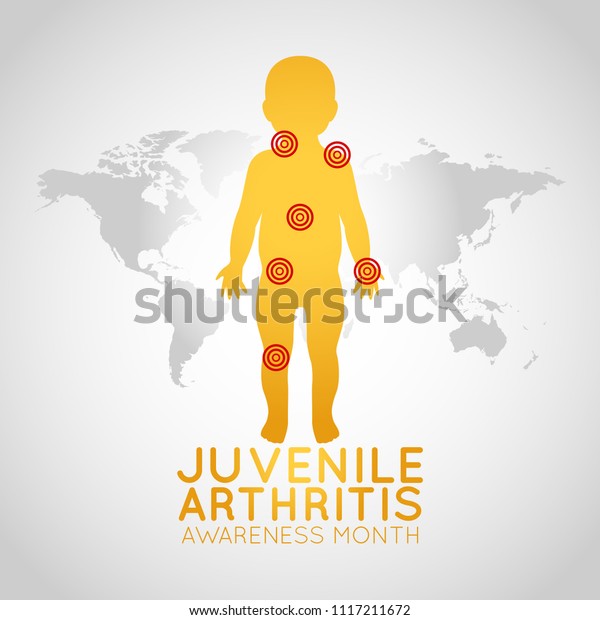 Juvenile Arthritis Awareness Month Vector Logo Stock Vector (Royalty ...