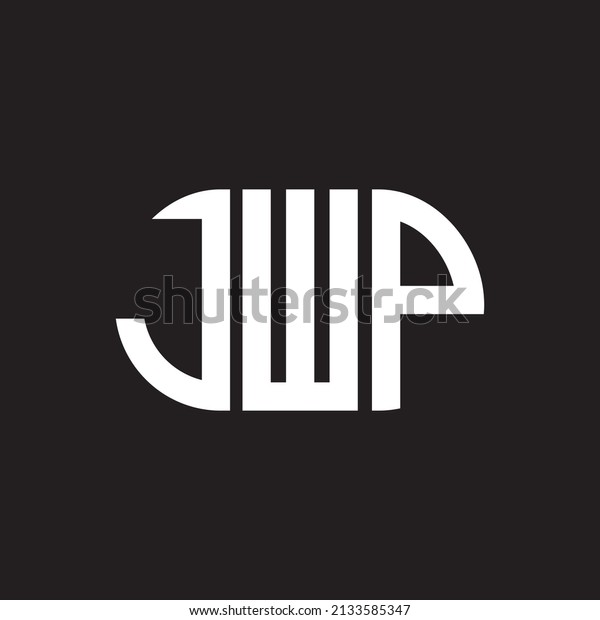 Jwp Letter Logo Design On Black Stock Vector (Royalty Free) 2133585347 ...