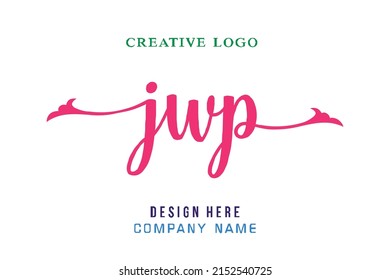 Jwp Lettering Logo Simple Easy Understand Stock Vector (Royalty Free ...