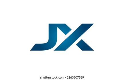 Jx Linked Letters Logo Icon Stock Vector (Royalty Free) 2163807589 ...