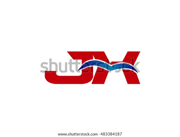 Jx Logo Vector Graphic Branding Letter Stock Vector (Royalty Free ...