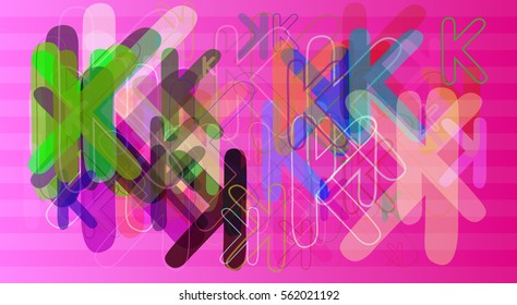 K Alphabet Design Idea Stock Vector (Royalty Free) 648887494 | Shutterstock
