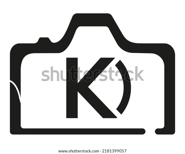 K plantilla vectorial del logotipo de: vector de stock (libre de ...