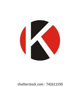 K Letter Circle Vector Logo Stock Vector (Royalty Free) 742611550 ...