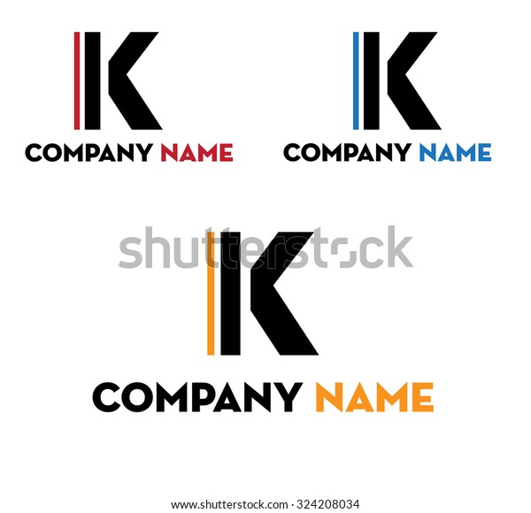 K Letter Logo Stock Vector (Royalty Free) 324208034 | Shutterstock