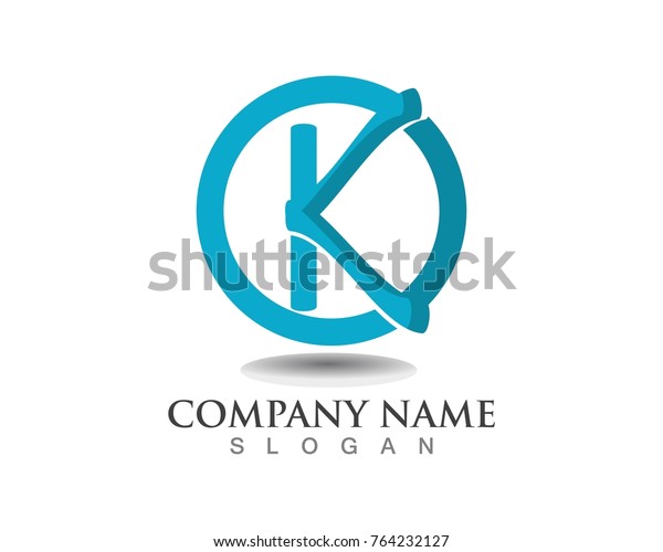 K Letter Logos Template Symbols Stock Vector (Royalty Free) 764232127 ...