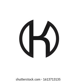 K Logo Design Simple Modern Template Stock Vector (Royalty Free ...
