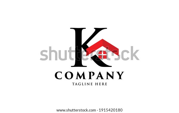 K Real Estate Logo Simple Modern Stock Vector (Royalty Free) 1915420180 ...