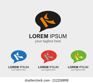 K Template Symbol Letter K Stock Vector (Royalty Free) 212250898 ...