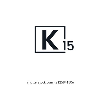 K15 15k Initial Letter Logo Stock Vector (Royalty Free) 2125841306 ...