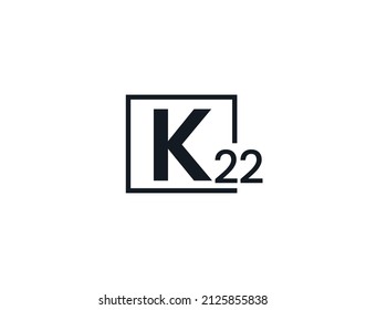K22 22k Initial Letter Logo Stock Vector (Royalty Free) 2125855838 ...