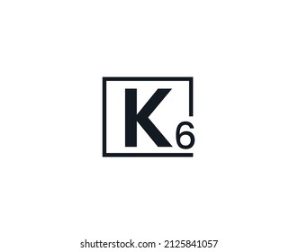 K6 6k Initial Letter Logo Stock Vector (Royalty Free) 2125841057 ...