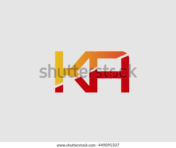 Ka Company Linked Letter Logo Stock Vector (Royalty Free) 449095507 ...