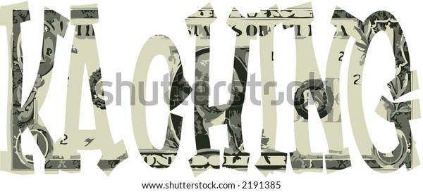 Kaching Vector Illustration Stock Vector (Royalty Free) 2191385 ...