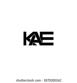 Kae Letter Original Monogram Logo Design: เวกเตอร์สต็อก (ปลอดค่า ...