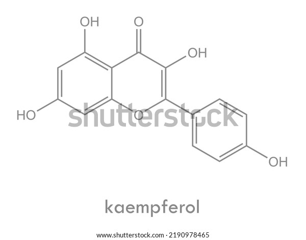 63 Kaempferol structure Gambar, Foto Stok & Vektor | Shutterstock