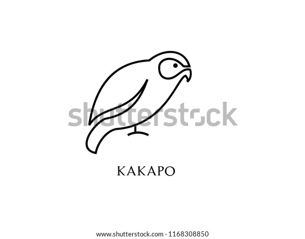Kakapo Logo Icon Designs Stock Vector (Royalty Free) 1168308850 | Shutterstock