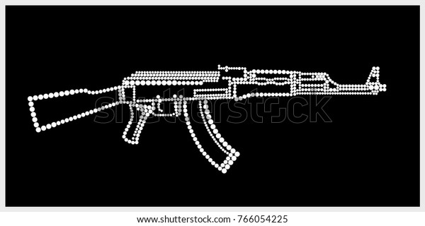 Kalashnikov Assault Rifle Stock Vector (Royalty Free) 766054225 ...