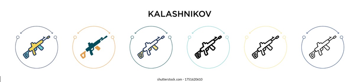 2,264 imágenes de Kalashnikov icon - Imágenes, fotos y vectores de ...